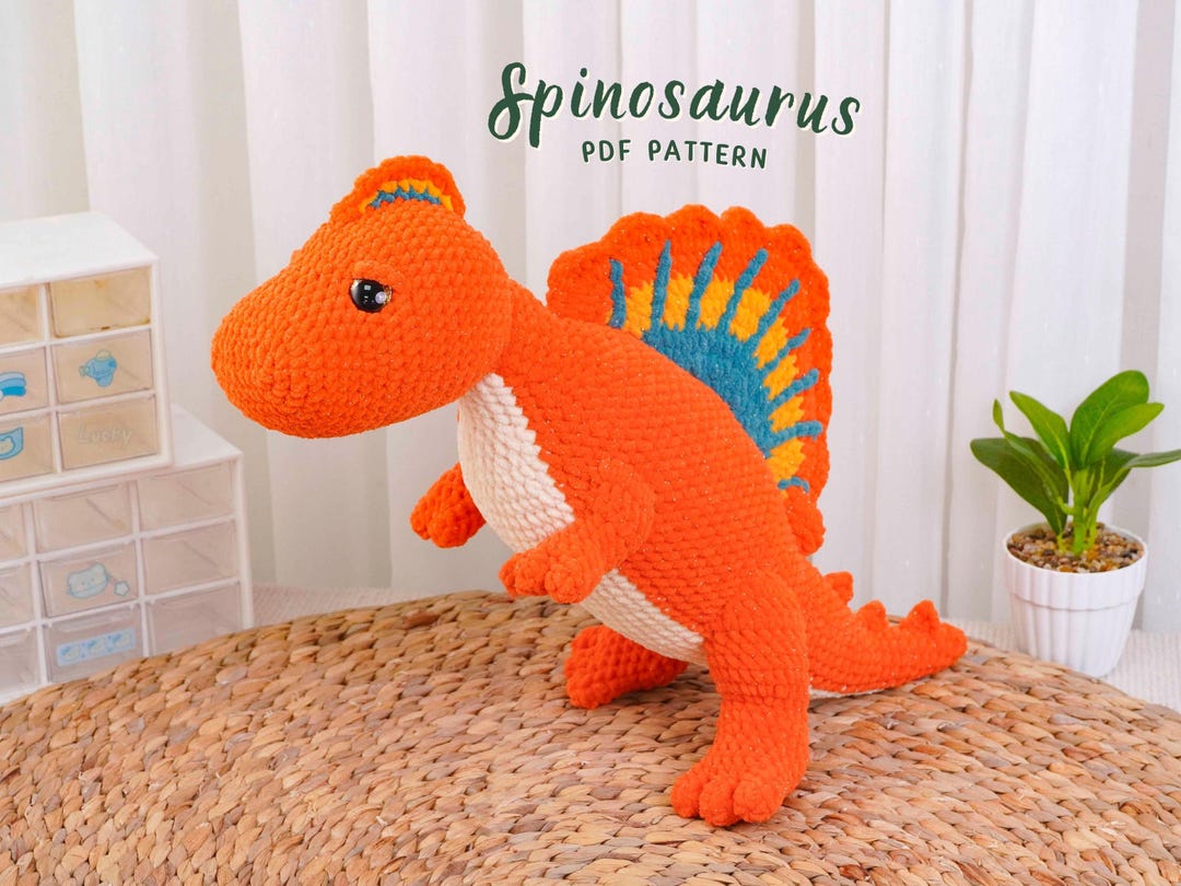 Modèle au crochet Spinosaurus, modèle Amigurumi dinosaure, crochet ...