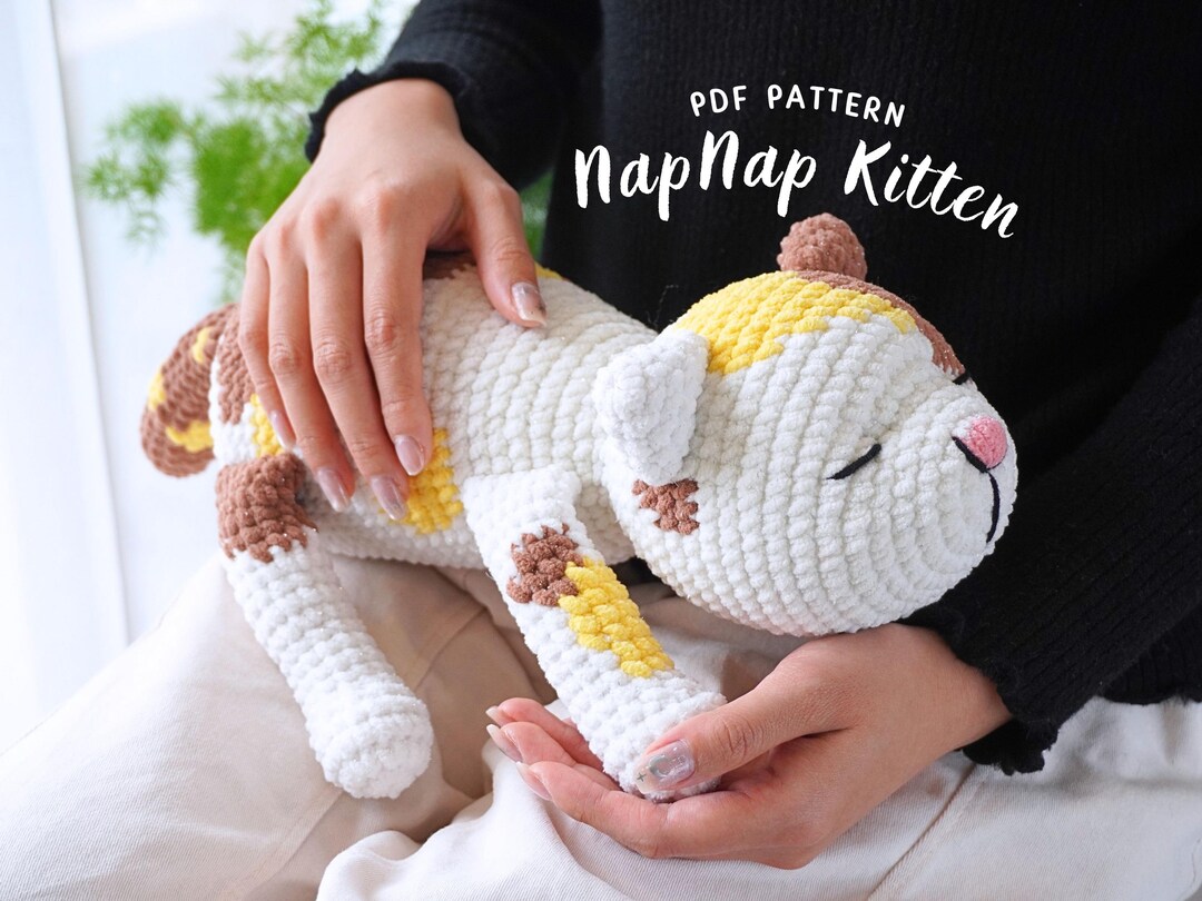 Napnap Kitten Crochet Pattern, Amigurumi Crochet Pattern, Handmade ...