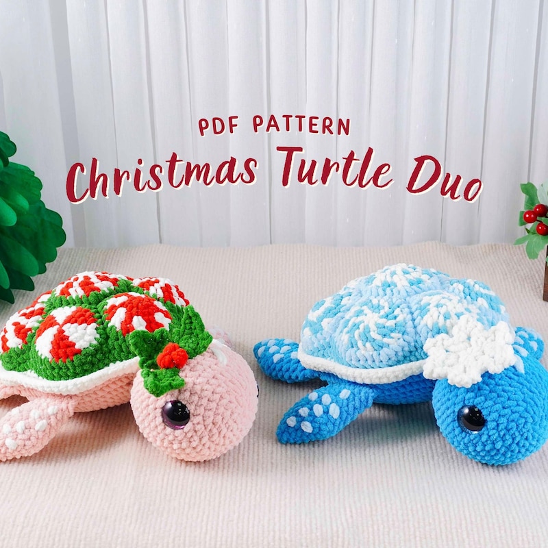 Crochet Reindeer Turtle - Etsy