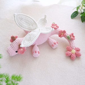 Combo 2in1 Petal Wings Dragons Crochet Pattern, Amigurumi Crochet ...