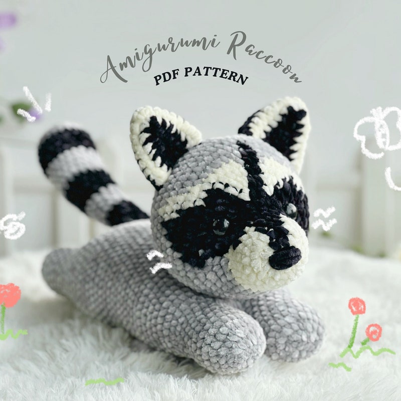 Raccoon Pattern - Etsy