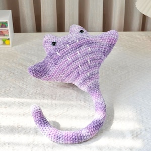 Ray No Sew Crochet Pattern, Stingray Crochet Pattern, Amigurumi Crochet ...