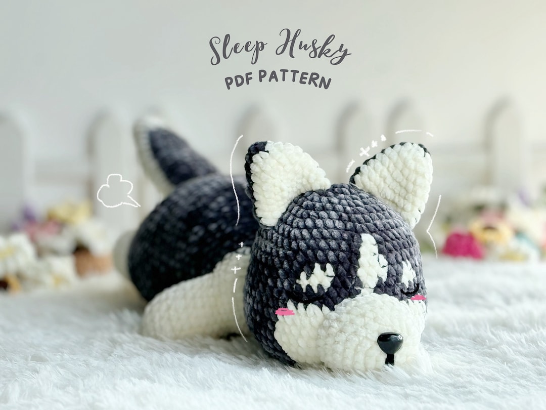 Husky Amigurumi Crochet Pattern, Amigurumi Crochet Pattern, Puppy ...