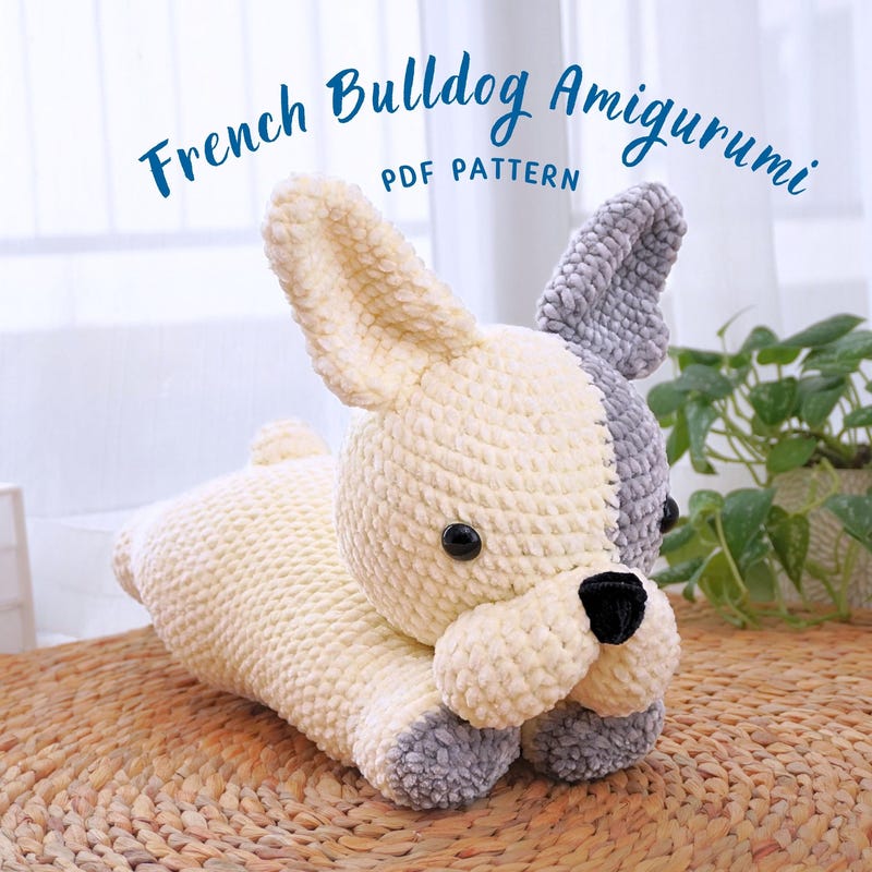 Bulldog Crochet Pattern - Etsy
