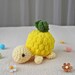 Pineapple Turtles Crochet Pattern, Fruit Turtles Amigurumi Set, No Sew ...
