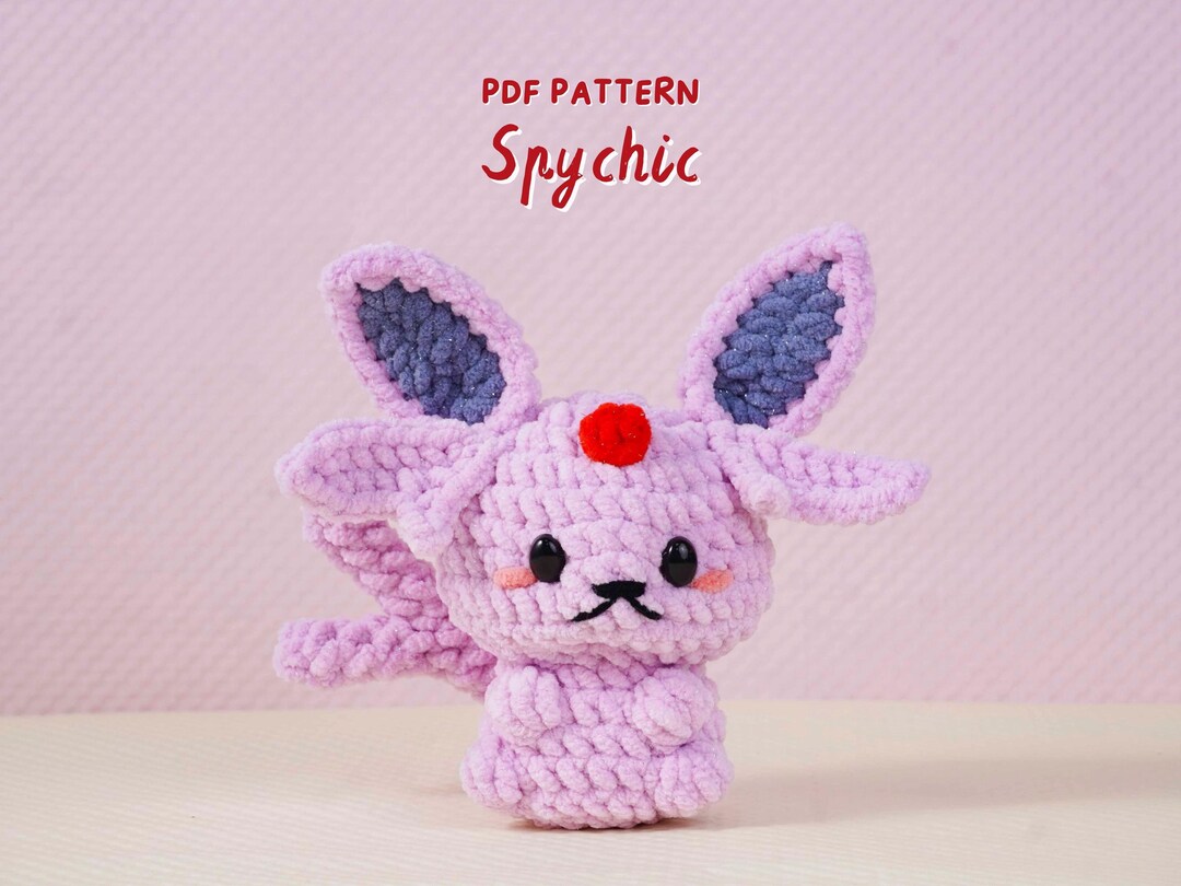 Spychic Crochet Pattern, Cute Amigurumi Plush PDF, Handmade Stuffed Toy ...