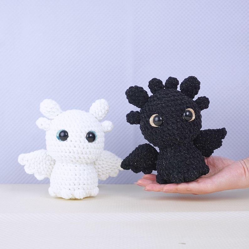 Dragon Bond Pair Crochet Patterns, Stuffed Animal Crochet Pattern ...