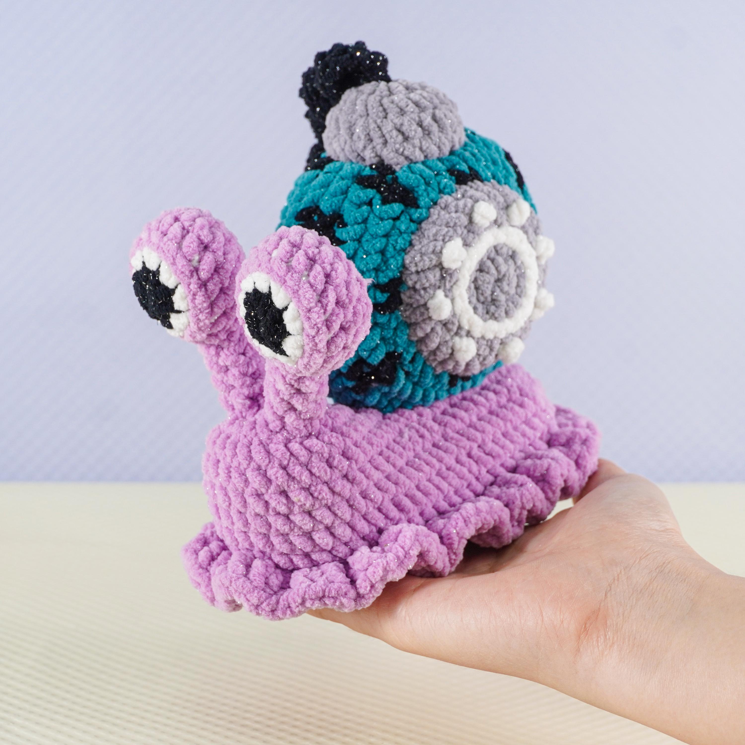 Telesnail Amigurumi Crochet Pattern, Snail Crochet Pattern, Stuffed ...