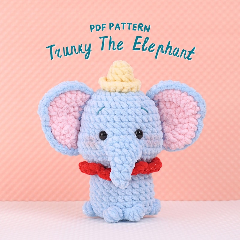 Amigurumi Dumbo Crochet Pattern - Etsy