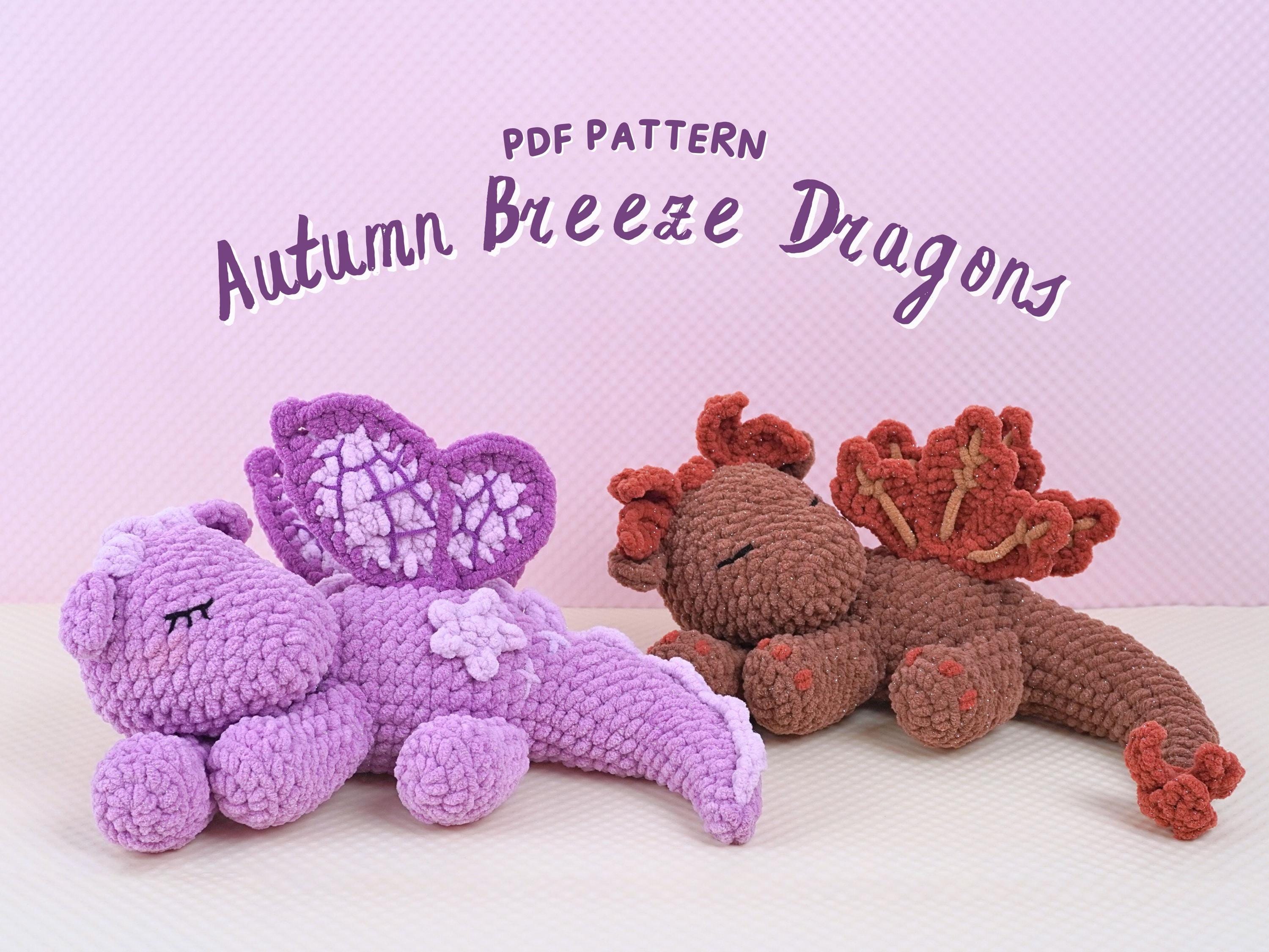 Autumn Breeze Dragons Patterns Bundle, Amigurumi Crochet Pattern ...