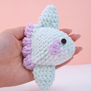 Ocean Sunfish Crochet Pattern, Stuffed Sea Animals Crochet Pattern ...