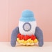 Spaceship Crochet Pattern, Low Sew Amigurumi Crochet Patterns ...