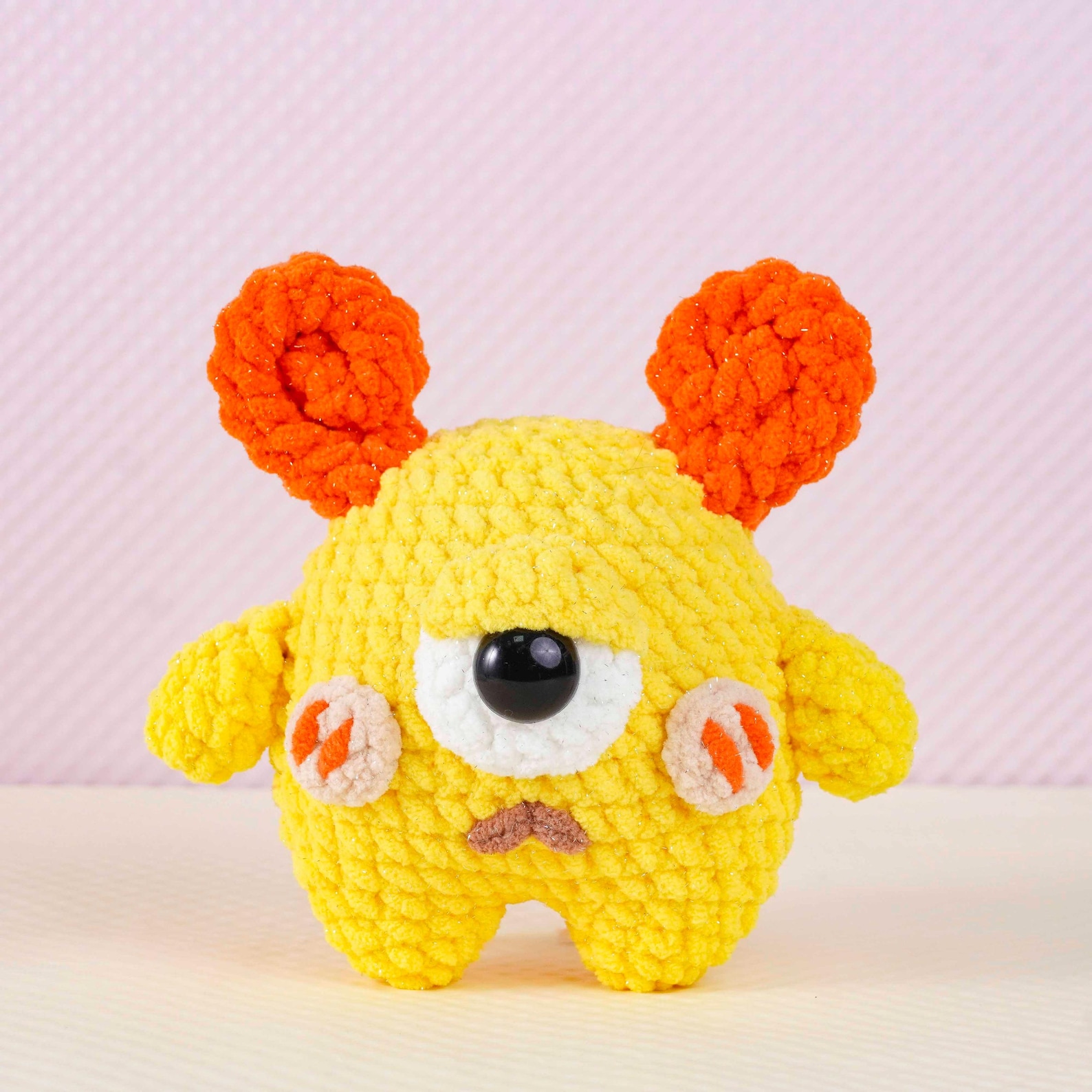 Colorful Monster Crew Crochet Patterns Bundle, Yellow Monster Pattern ...