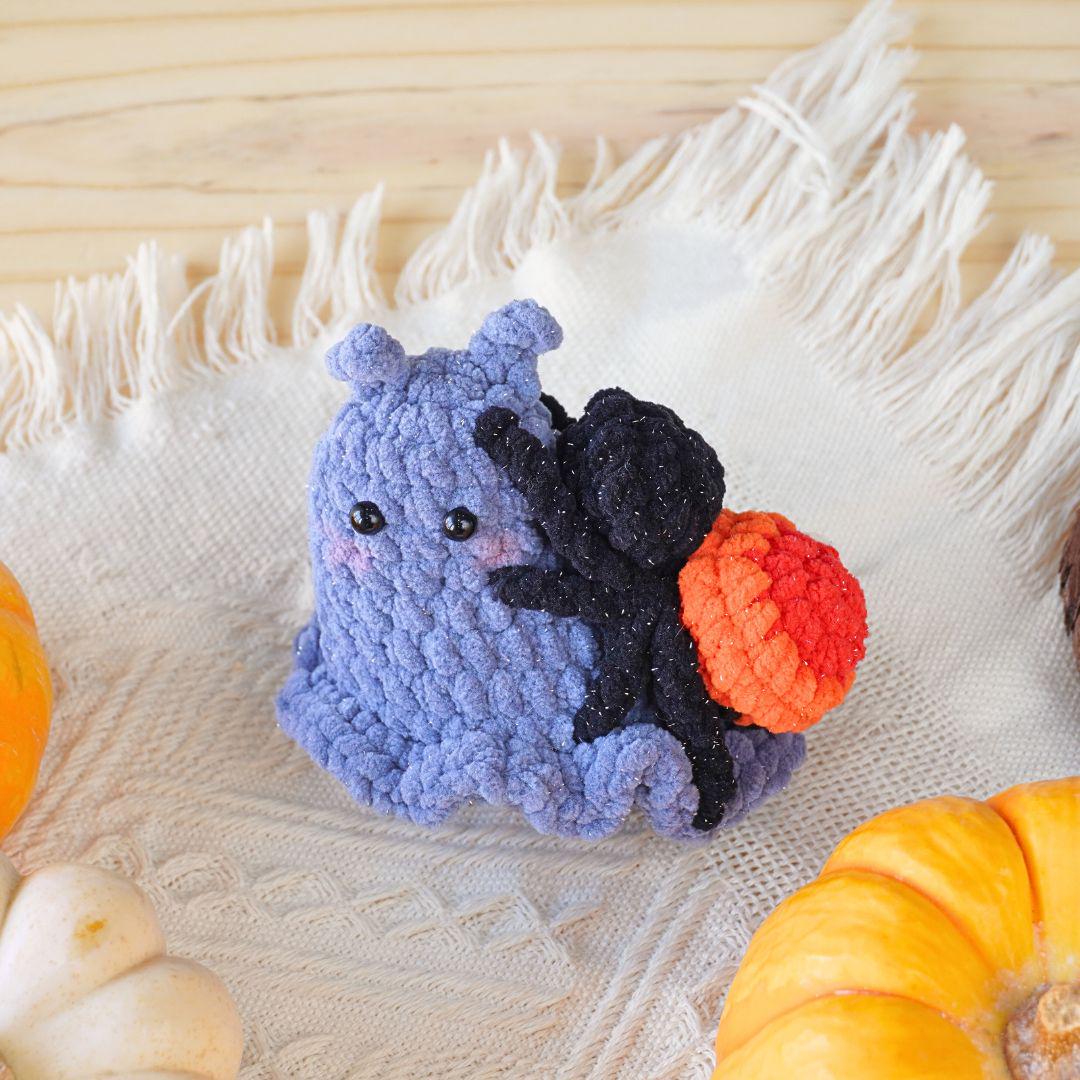 Spooky Snail Surprise Crochet Pattern, Halloween Snail and Cauldron ...