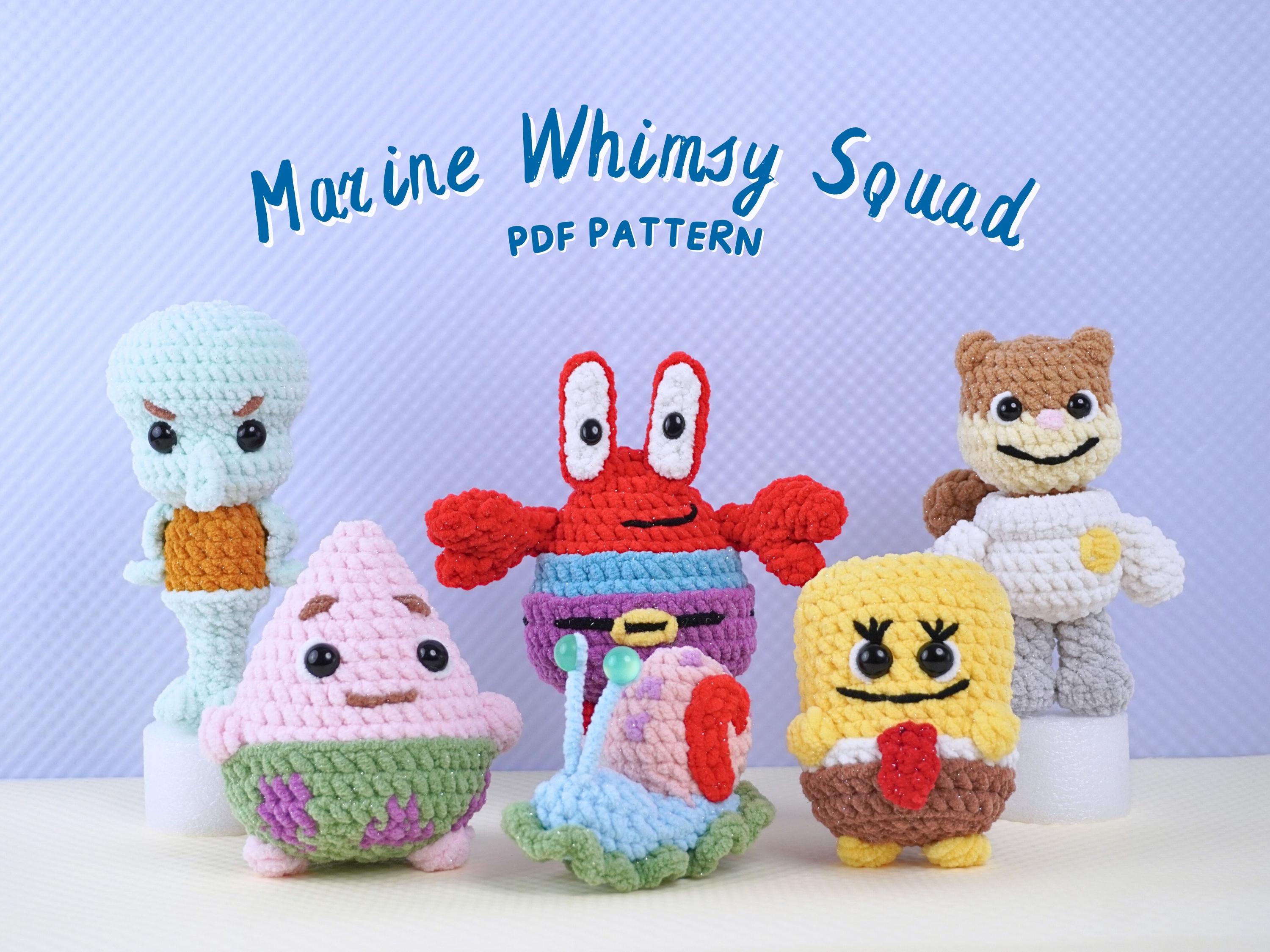 Spongebob Squarepants Knitting Pattern Spongebob Squarepants Crochet