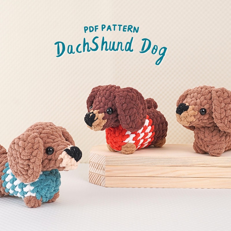 Mini Weiner Dog Stuff - Etsy