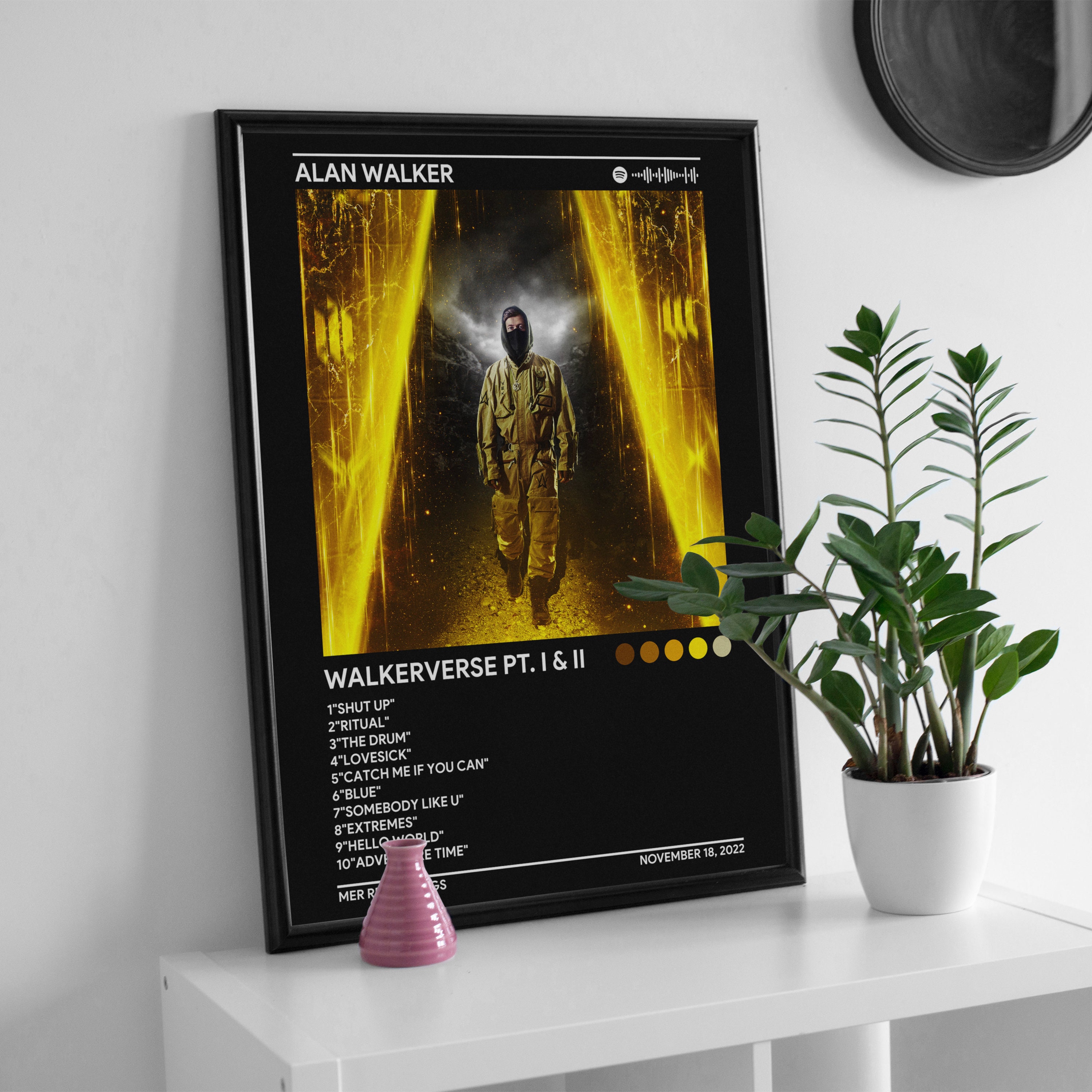 Alan Walker Walkerverse Pt. I & II Album Cover Poster Alan - Etsy