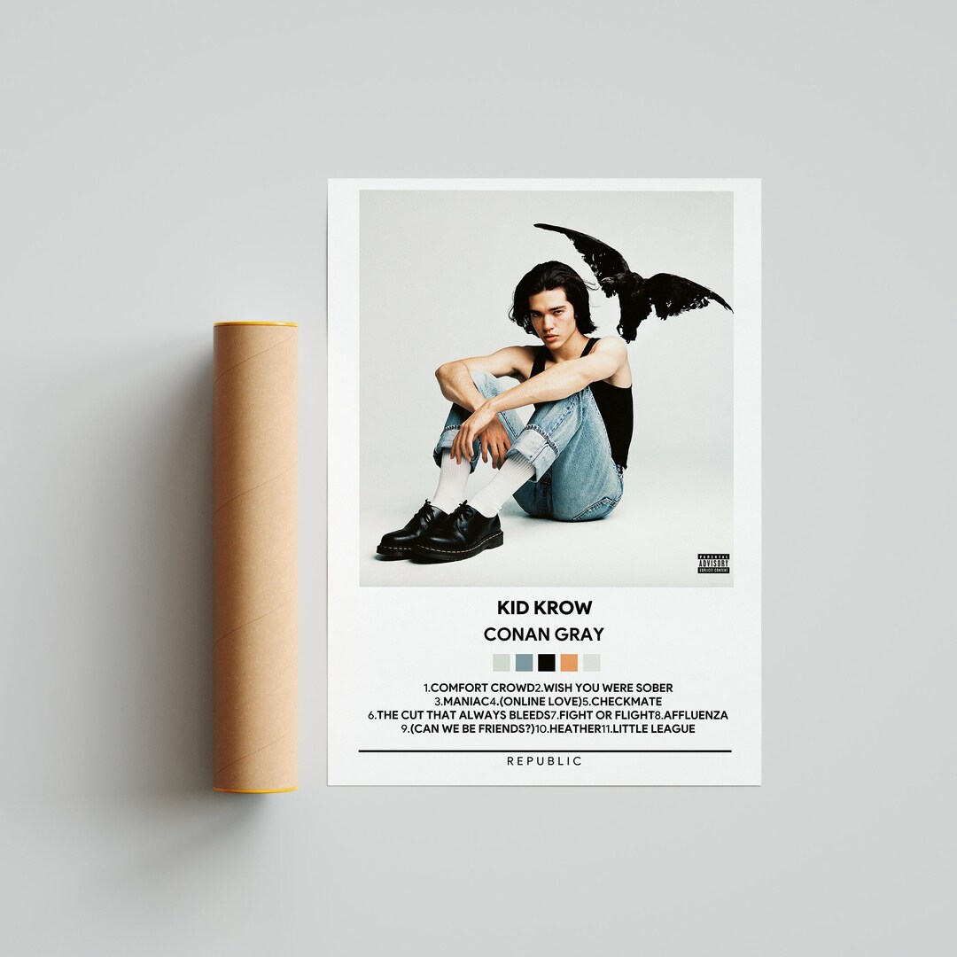 Conan Gray Kid Krow Album Poster Conan Gray Poster Print - Etsy