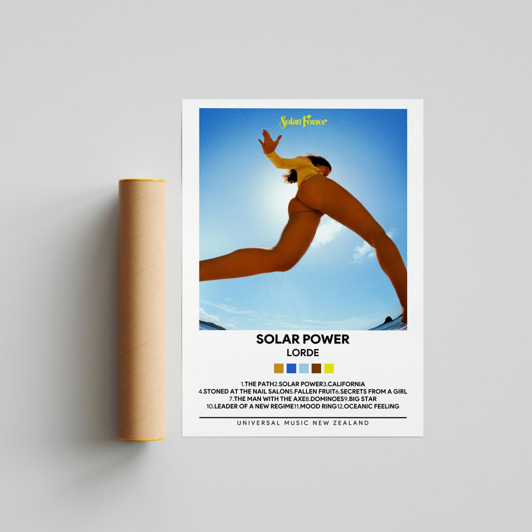 Lorde Solar Power Album Cover Poster Lorde Album Poster - Etsy Australia