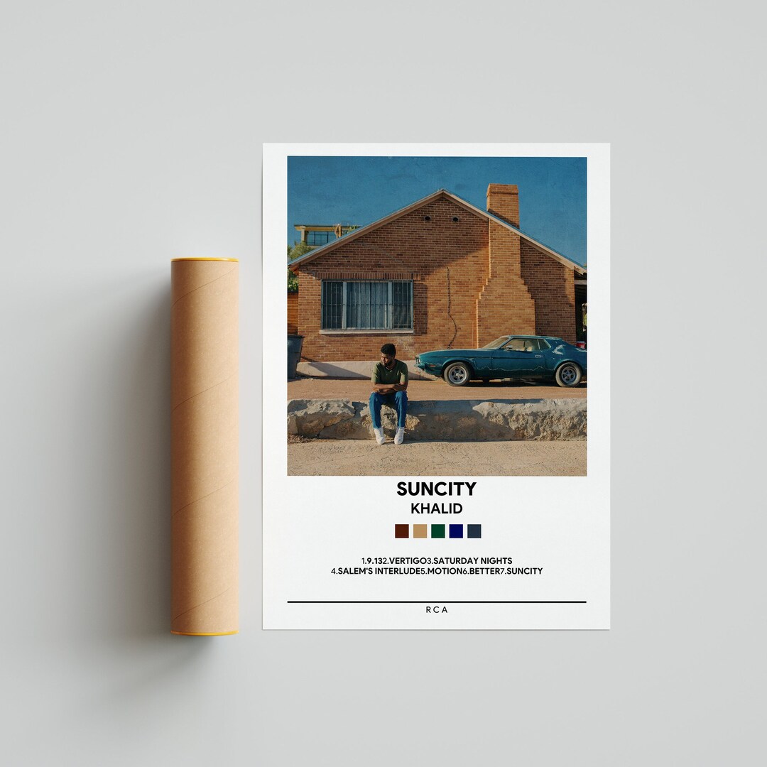 Khalid Suncity Album Cover Poster Khalid Print Music - Etsy