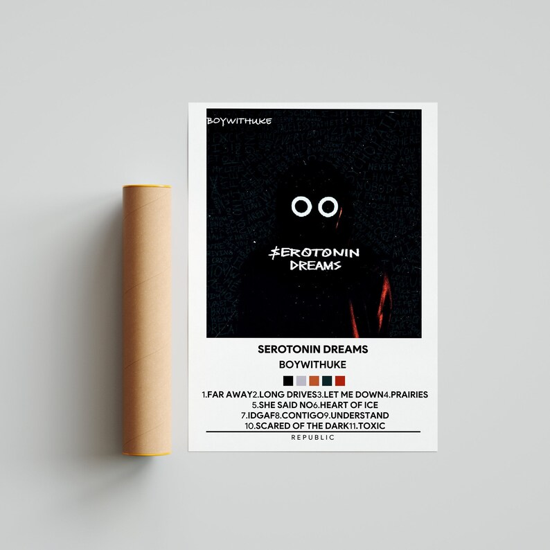 Boywithuke Serotonin Dreams Album Cover Poster, Boywithuke Poster Print ...