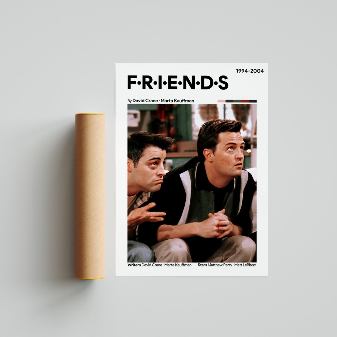Friends Poster, Chandler Bing Poster, 3 Color Option, Modern Art Print ...