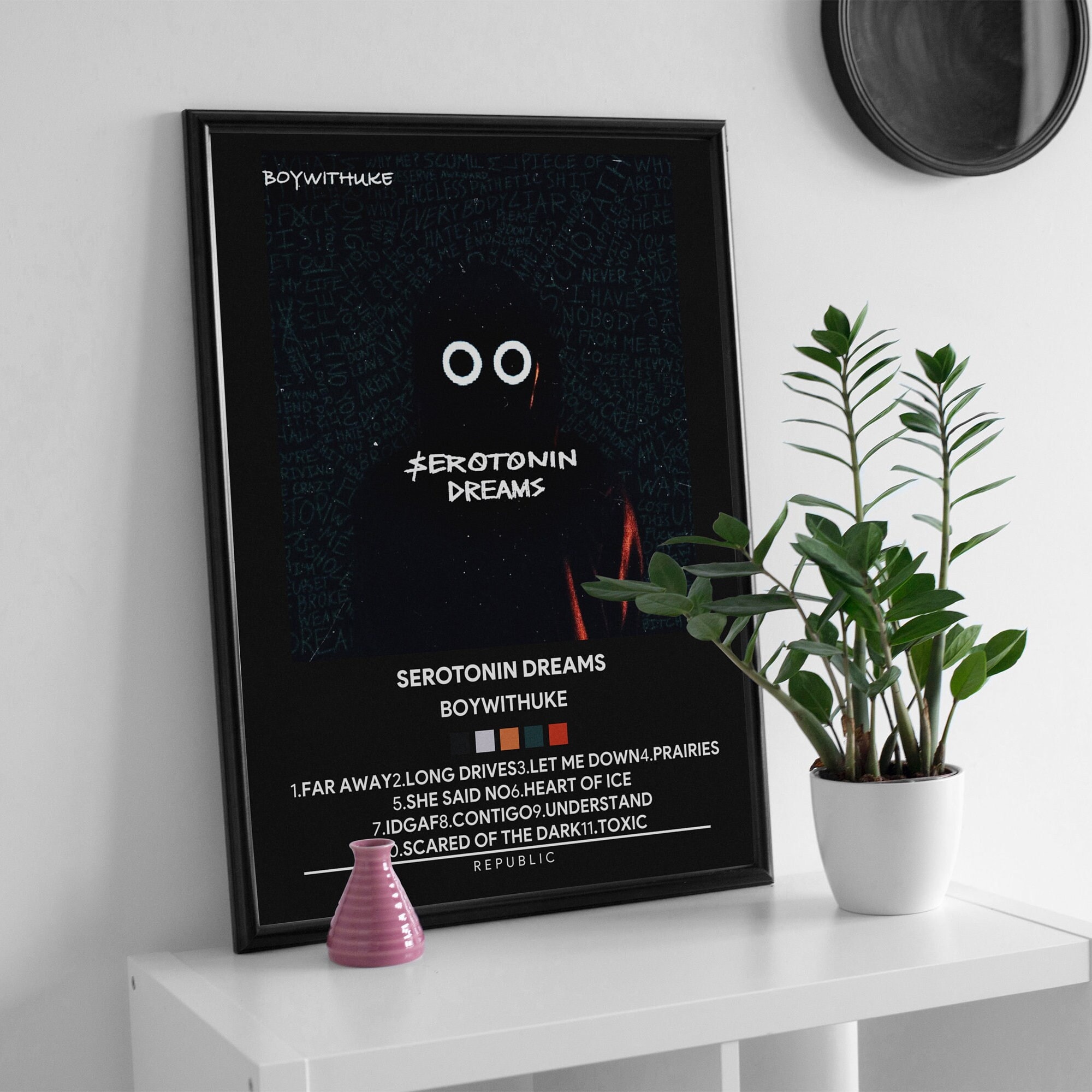 Boywithuke Serotonin Dreams Album Cover Poster, Boywithuke Poster Print ...