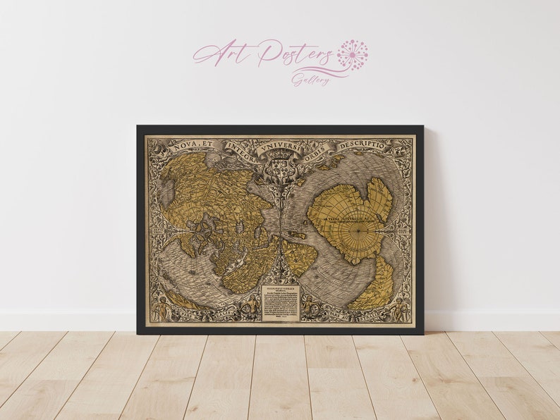 Noua,oronce Finé,the Oronteus Finaeus Map of the World 1531 World Map ...