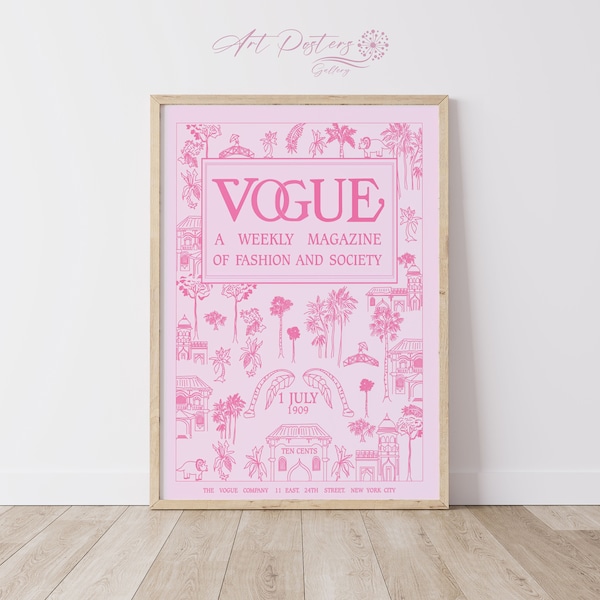 Vogue Poster - Etsy