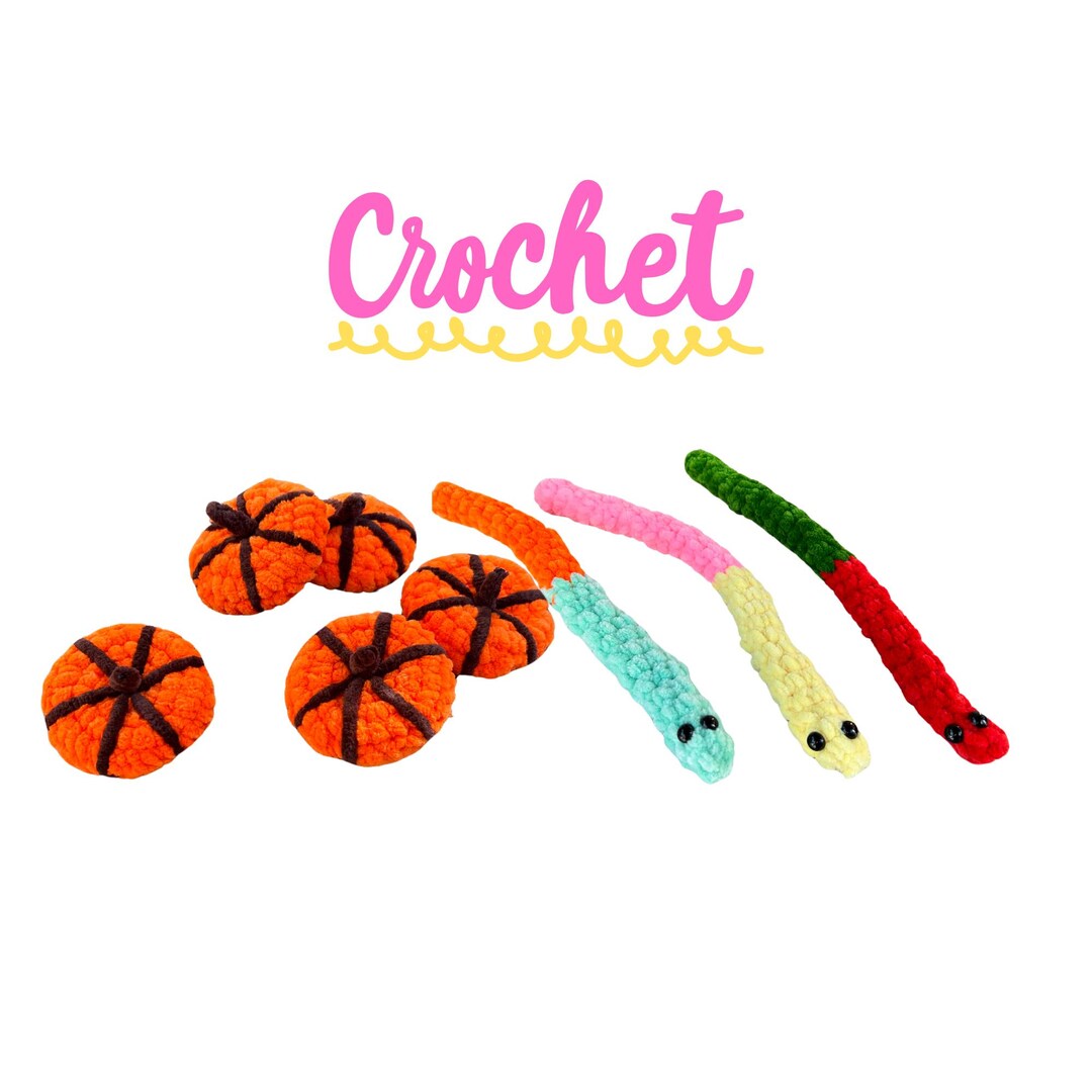 Snake and Pumpkin Patterns Crochet Patterns Amigurumi Plushie Patterns ...