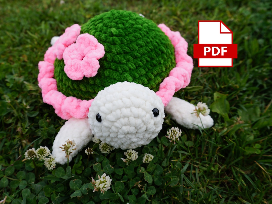 Turtle Crochet Pattern Crochet Sea Animals Tortoise Crochet Pattern ...