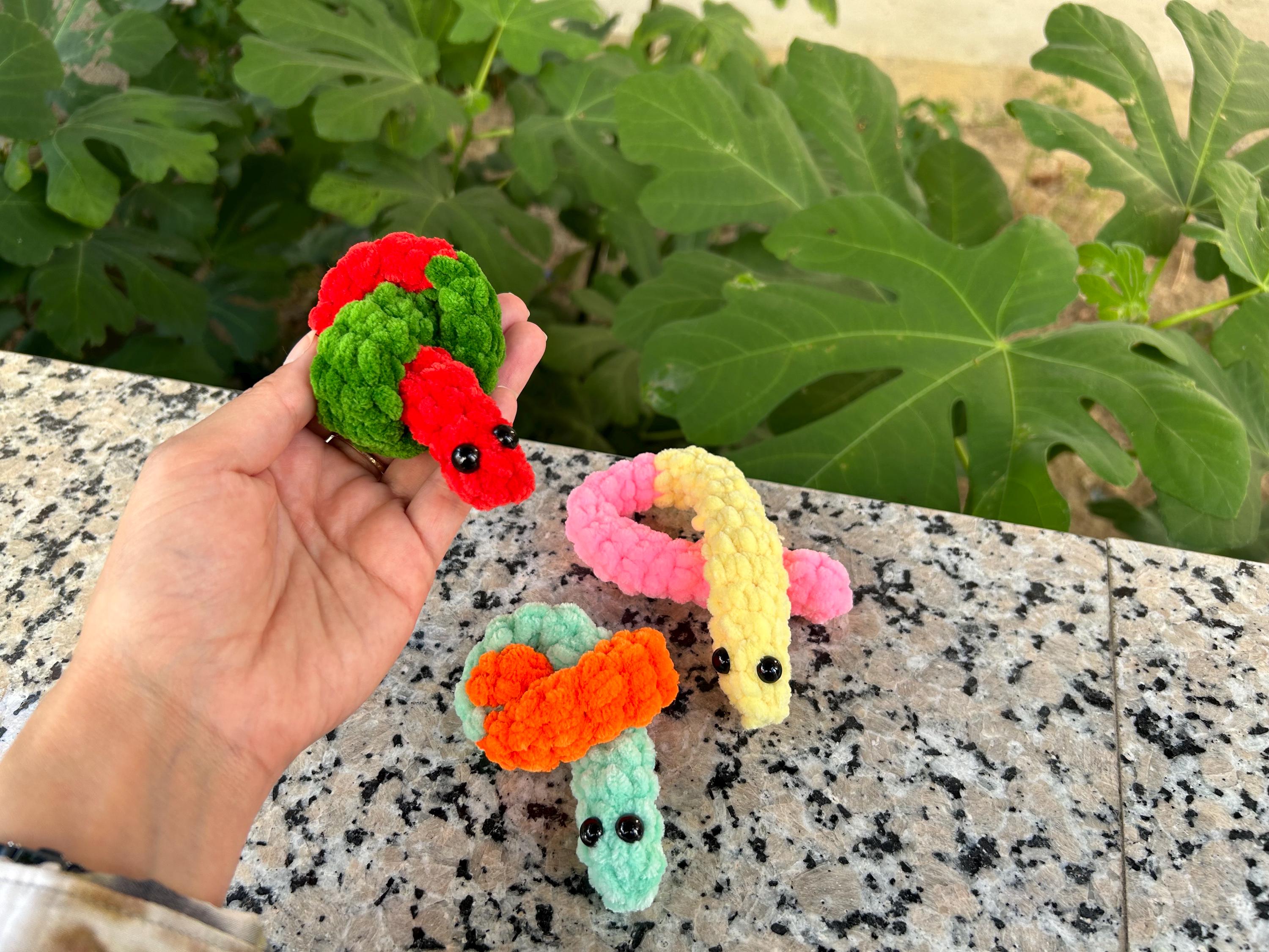 Crochet Snake Pattern: Amigurumi Plush Toy (PDF Pattern) - Etsy