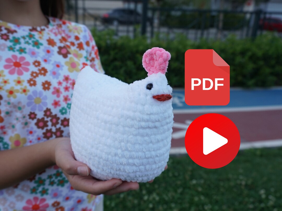 Chicken Crochet Pattern Amigurumi Pattern Crochet Chicken Crochet Bird ...