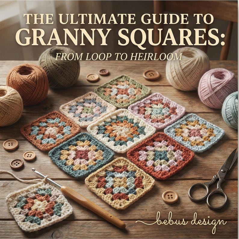 The Ultimate Guide to Granny Squares | Crochet Granny Square Ebook ...