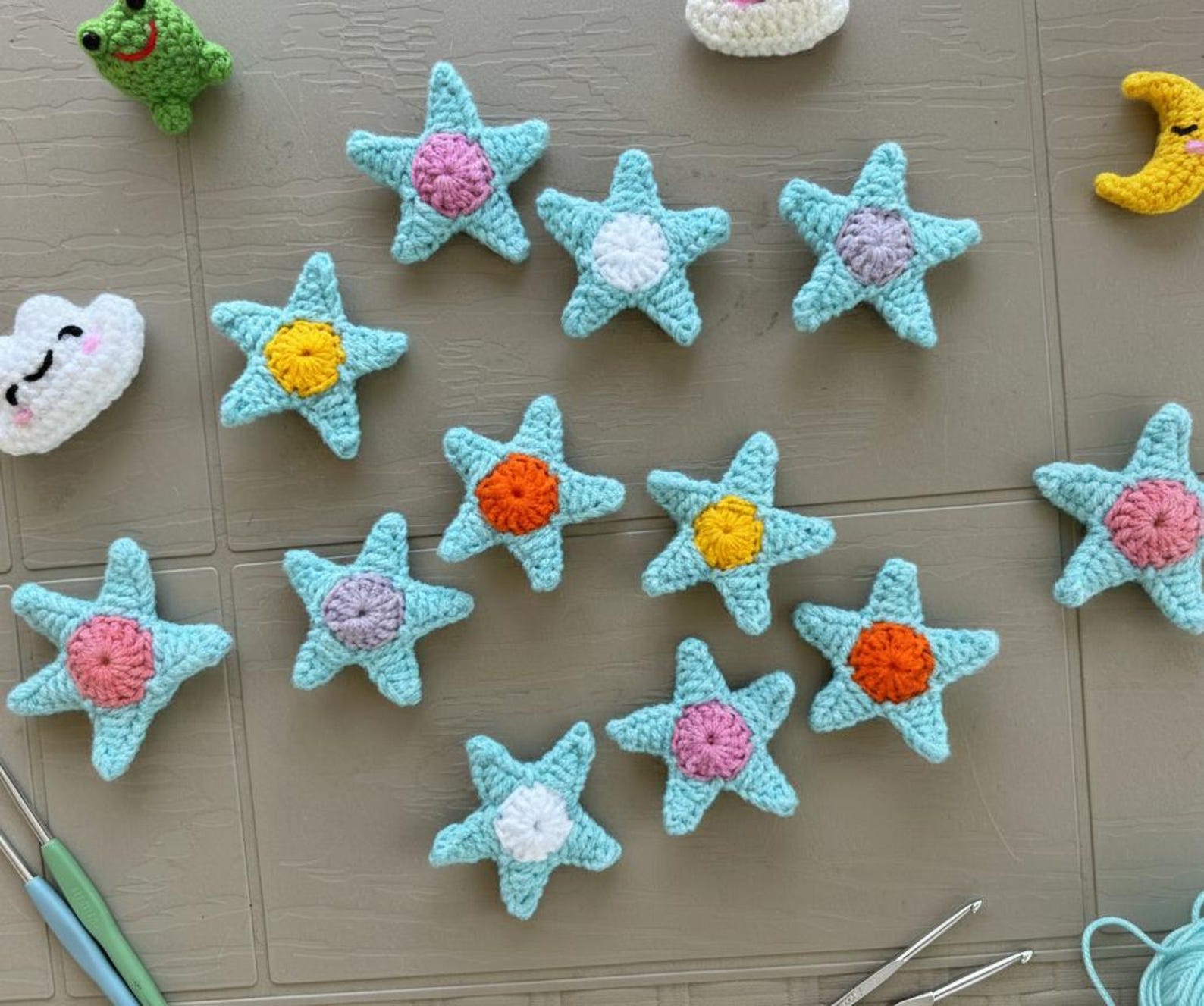Crochet Stress Blob & Star Memory Game Pattern (PDF) - Etsy