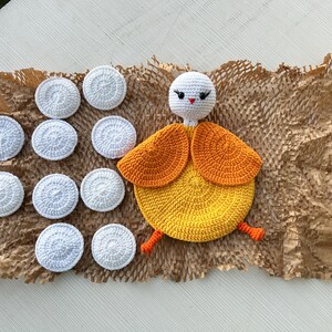 Chicken Memory Game Pattern Crochet Chicken Matching Game Pattern Easy ...