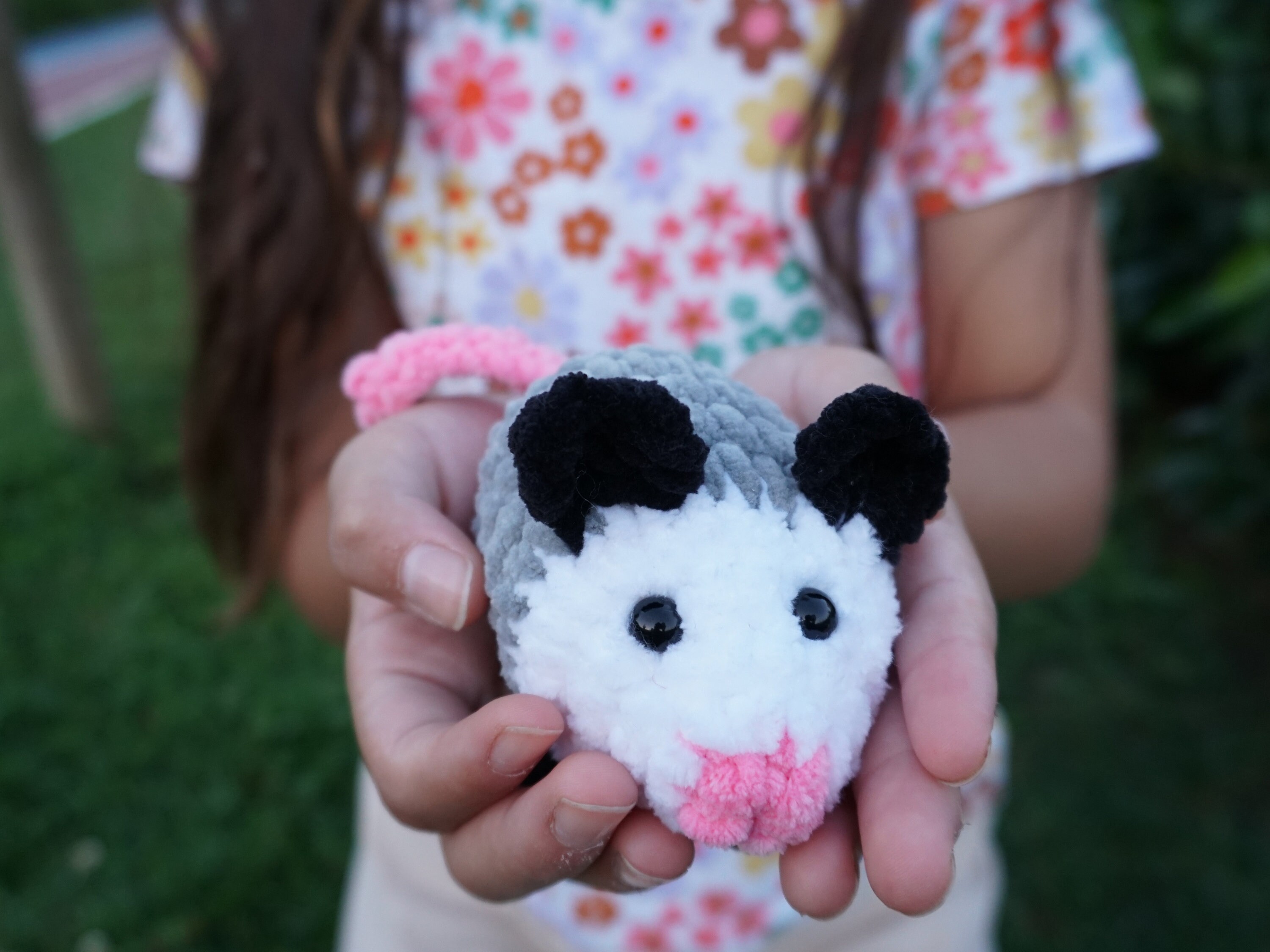 Possum Crochet Pattern Opossum Crochet Pattern Crochet Keychain Pattern ...