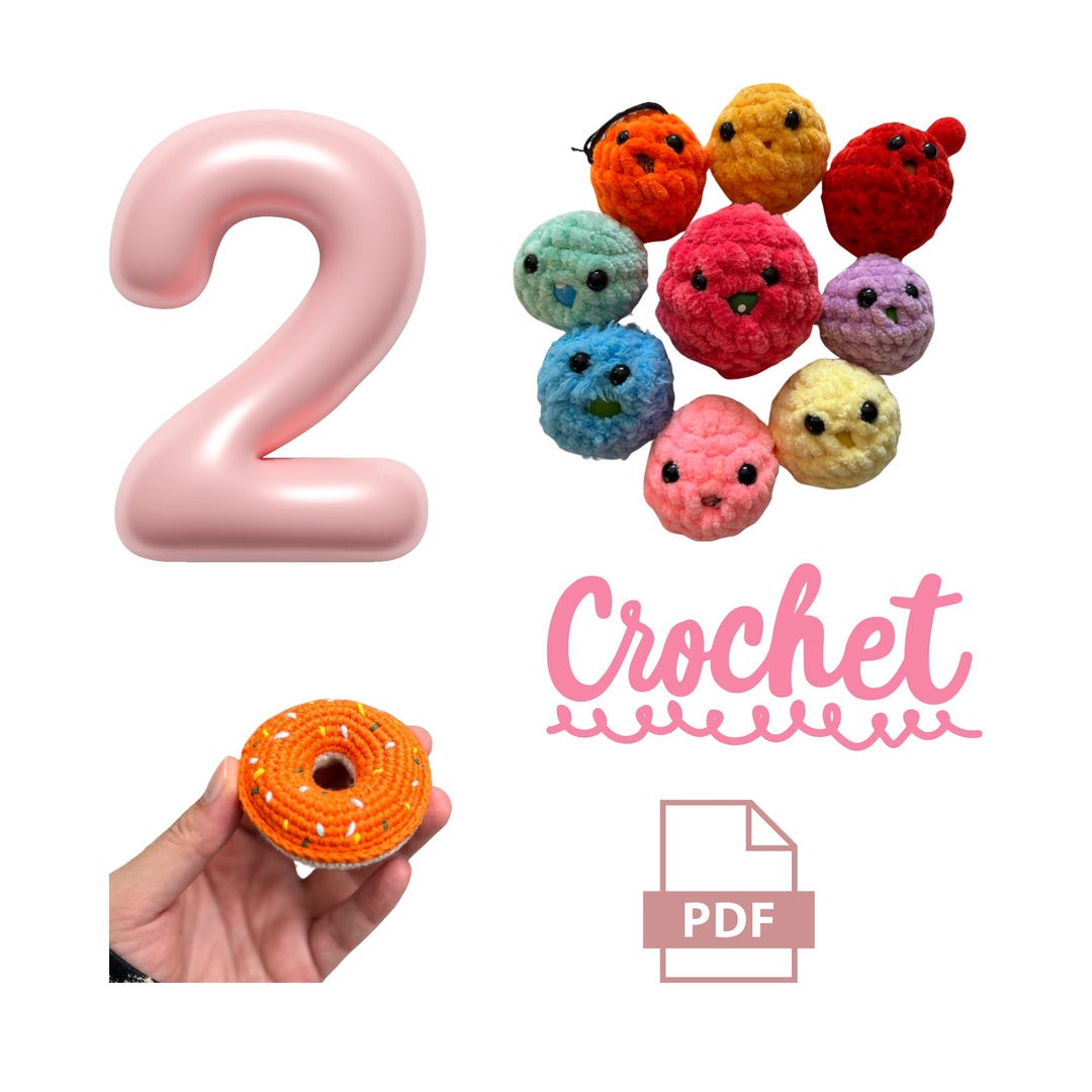 Bundle Patterns - Stress Blob Patterns and Donut Crochet Patterns ...