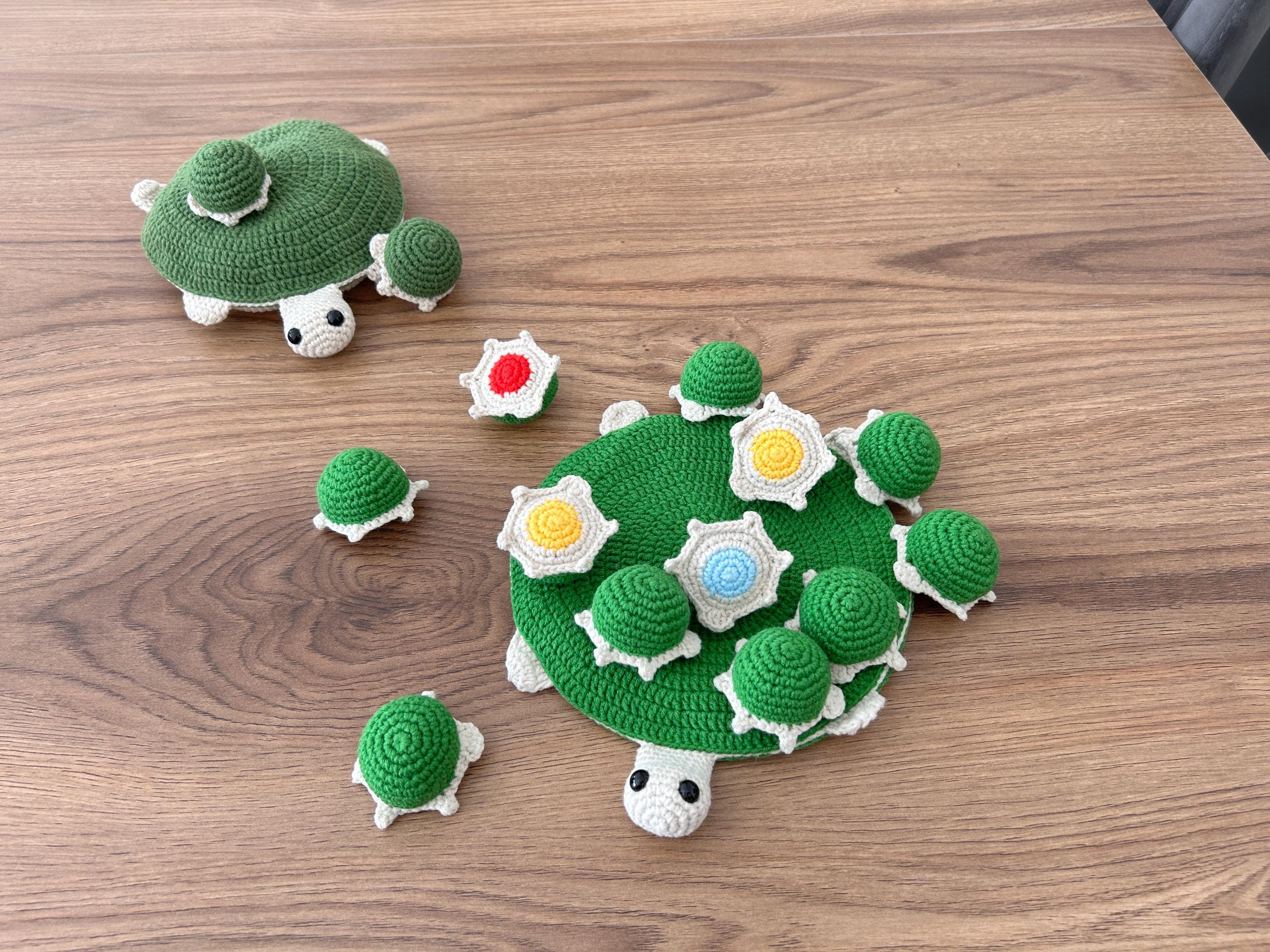Crochet Turtle Memory Game Pattern: PDF Tutorial (digital Download) - Etsy