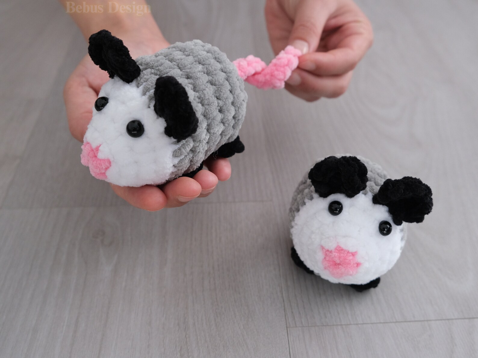 Possum Crochet Pattern Opossum Crochet Pattern Crochet Keychain Pattern ...