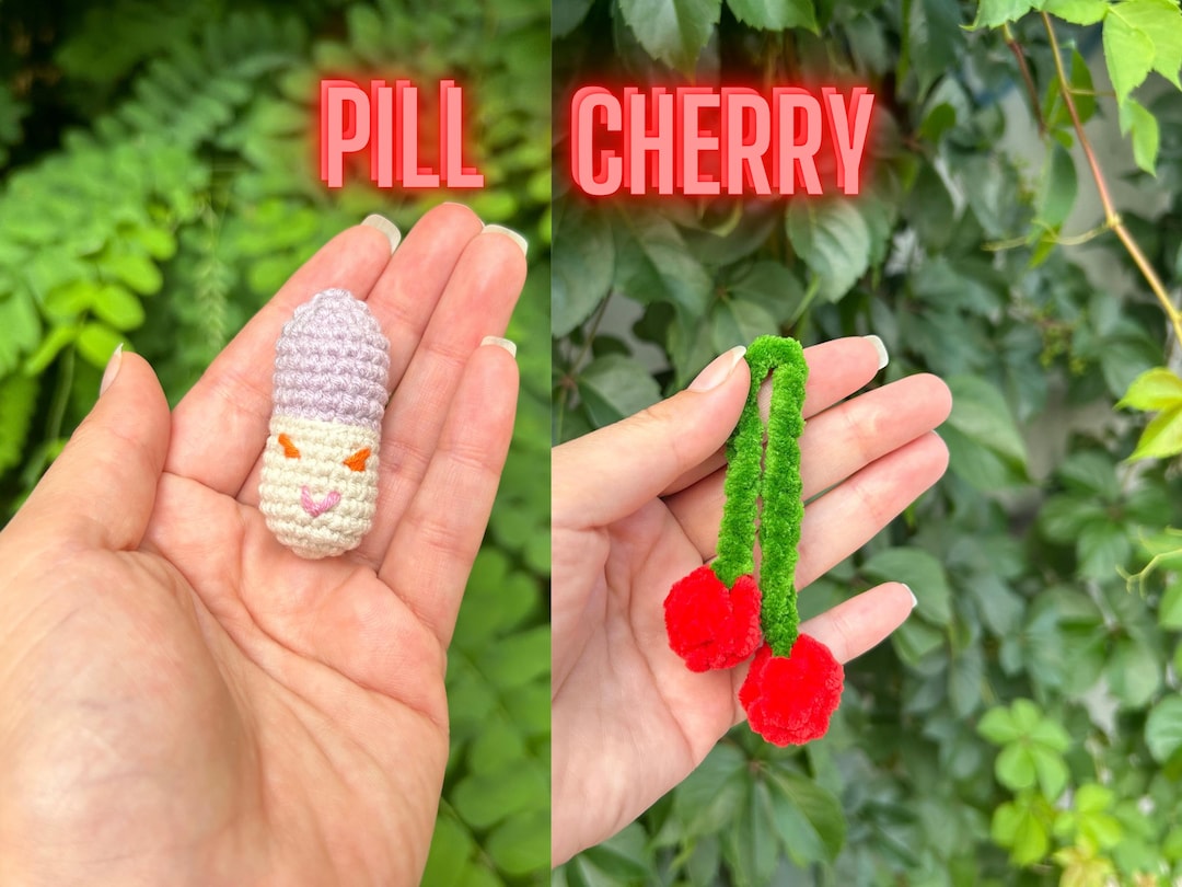 Pill and Cherry Patterns Crochet Patterns Amigurumi Crochet Do It ...