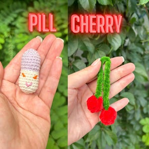 Pill and Cherry Patterns Crochet Patterns Amigurumi Crochet Do It ...