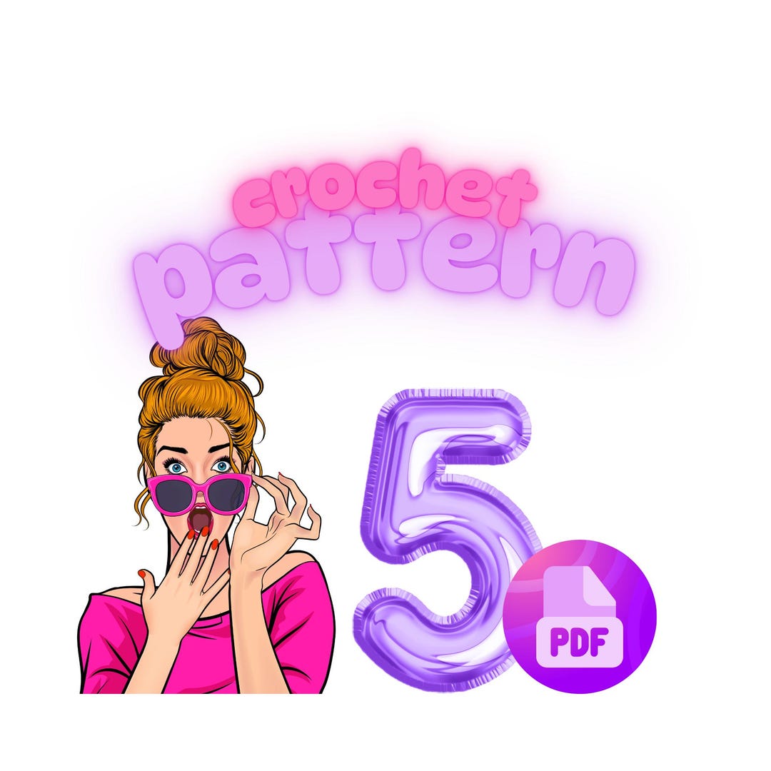 5 Crochet Pattern Surprise Pattern Amigurumi Pattern Animal Pattern No ...