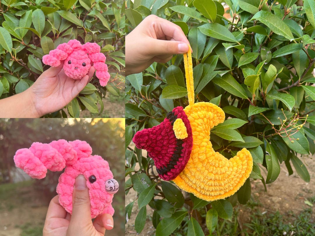 Stress Blob & Moon Crochet Pattern Amigurumi Crochet Pattern Plush ...
