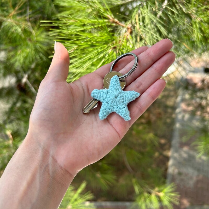 Star Keychain - Etsy