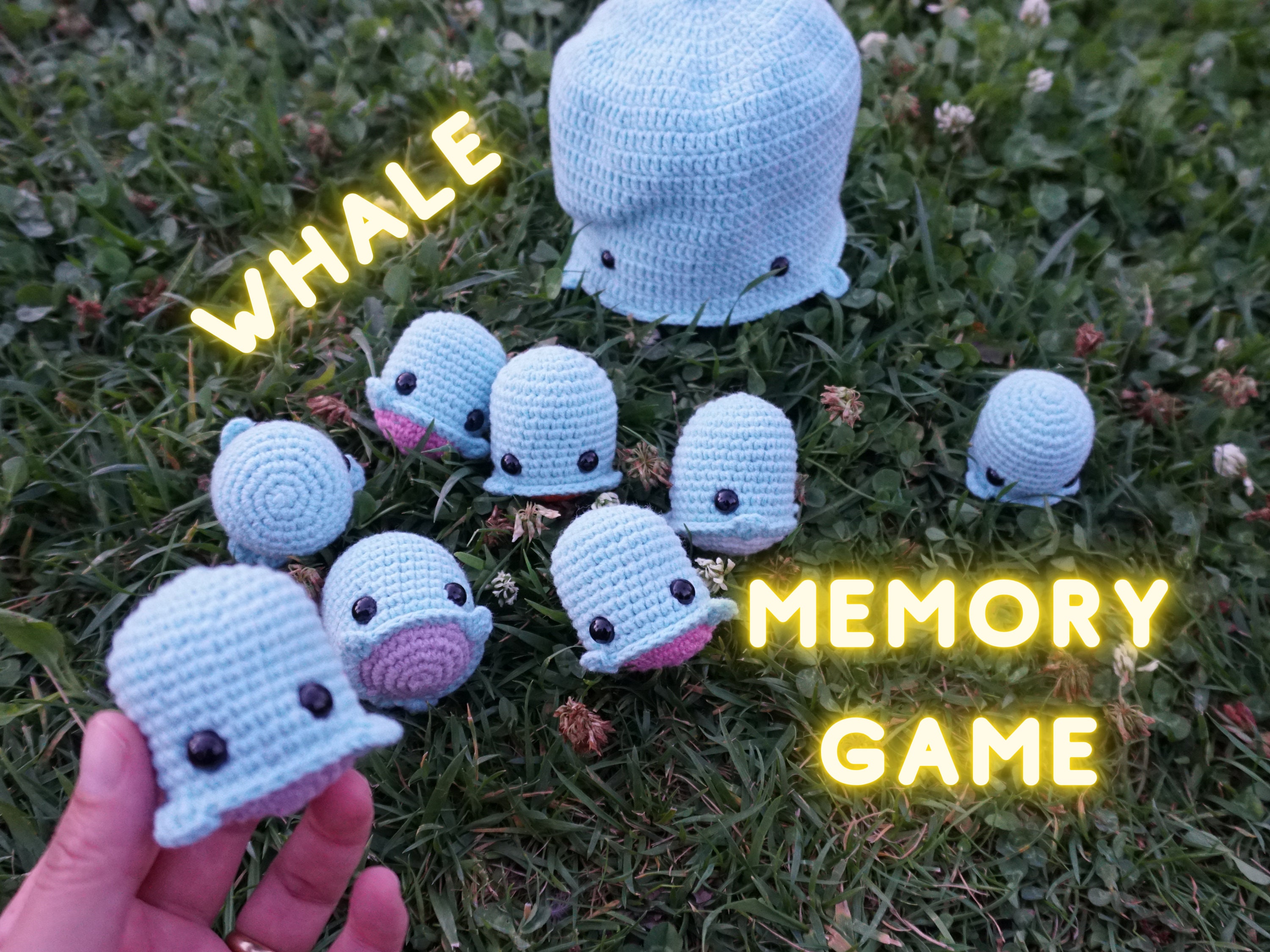 Crochet Turtle Whale Memory Game Pattern Turtle Crochet Pattern ...