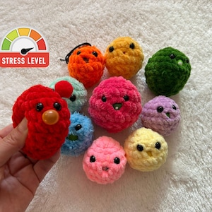 Stress Blobs and Cherry Crochet Patterns Plush Pattern Amigurumi ...