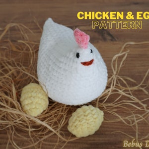 Chicken Crochet Pattern Amigurumi Pattern Crochet Chicken Crochet Bird ...