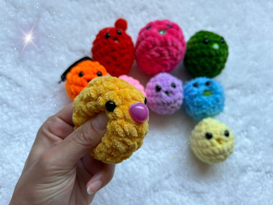 Crochet Stress Blob & Star Memory Game Pattern (PDF) - Etsy