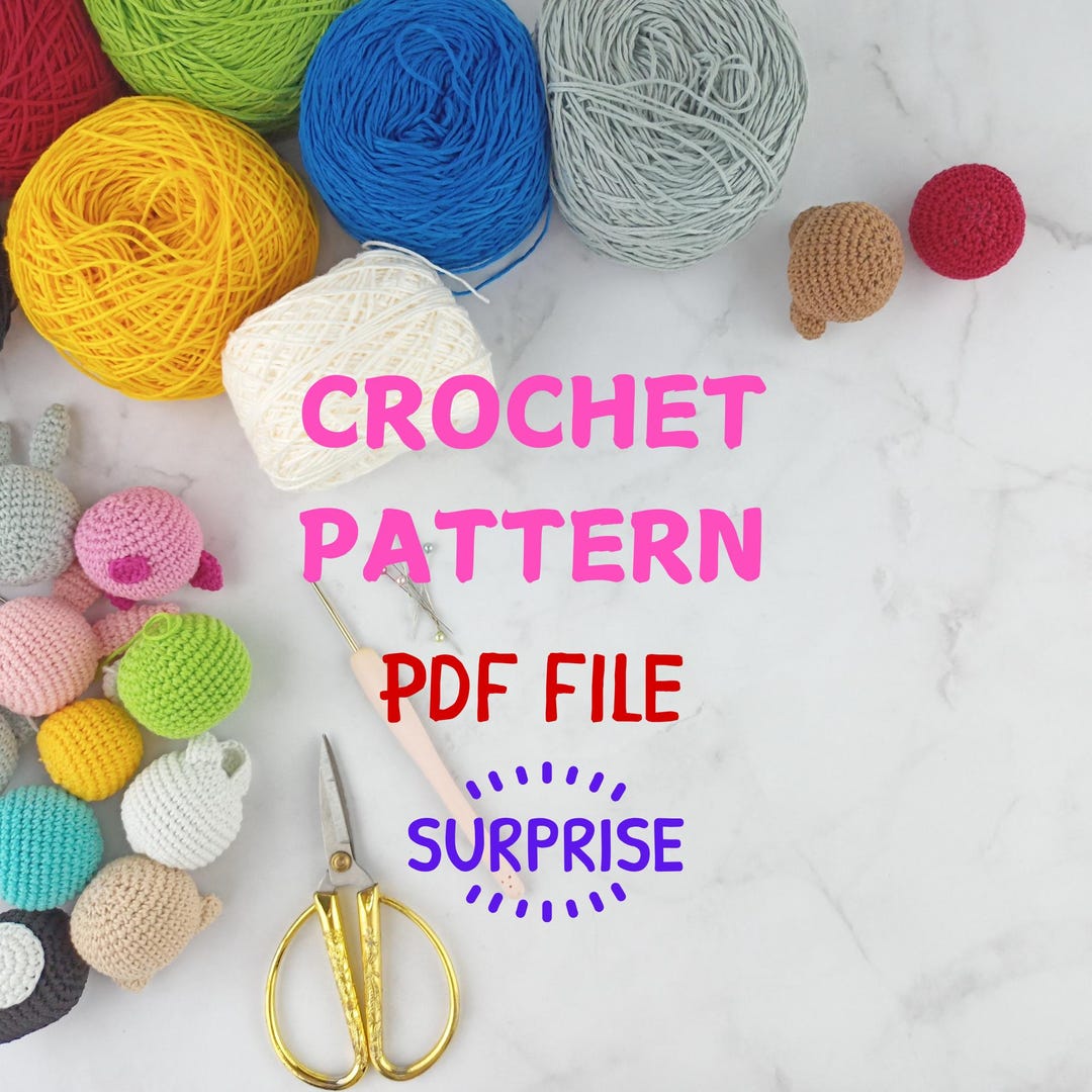 2 Surprise Amigurumi Crochet Pattern Bundle: Beginner Plush Animal (PDF ...